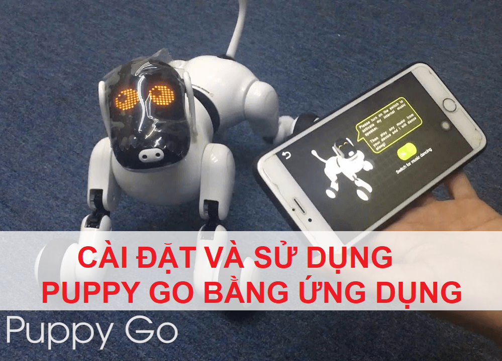 Hướng dẫn cài đặt và sử dụng Robot Dog Puppy Go - Digihouse